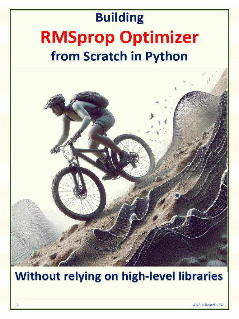 Building A RMSprop Optimizer 1721650945 | PDF | Mathematical Optimization | Mathematical Analysis