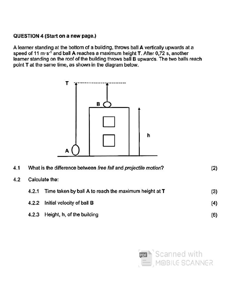 Vertical Projectile 2 Objects | PDF