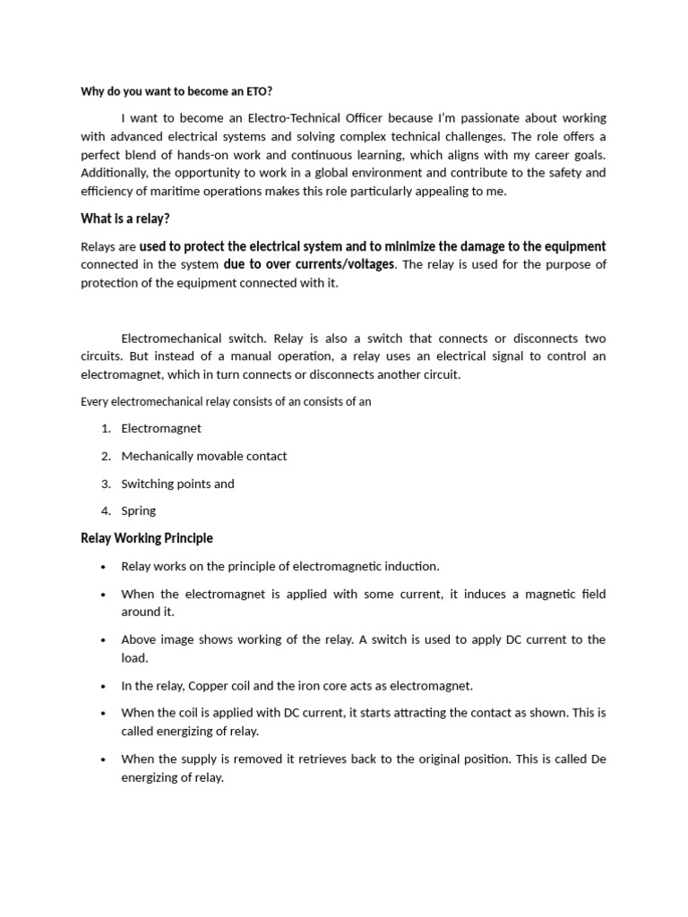 What Is A Relay? Used To Protect The Electrical System and To Minimize ...