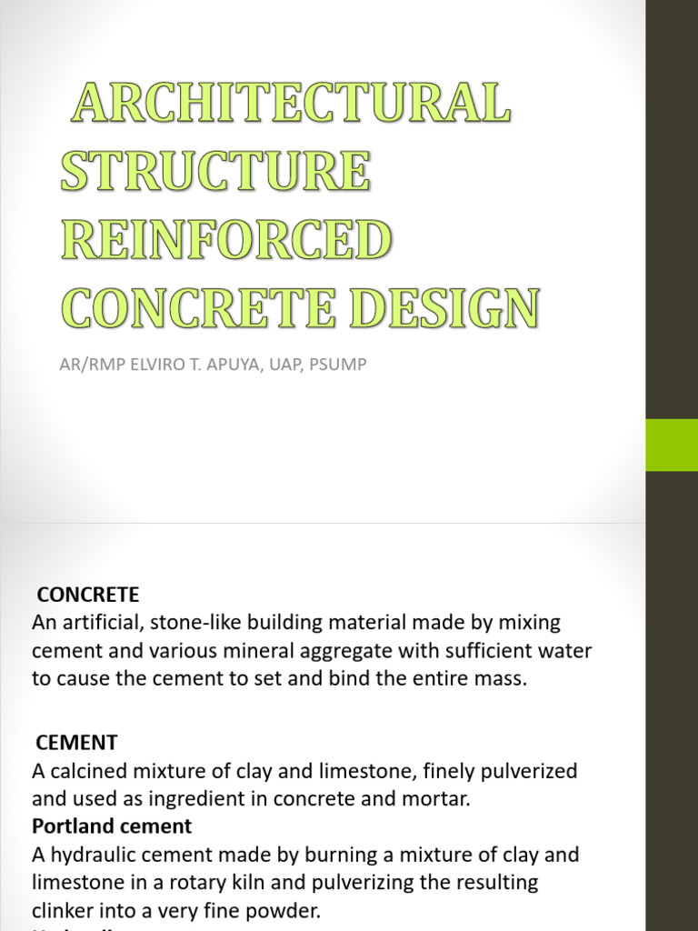 1 Archstruct-3 | PDF | Cement | Concrete