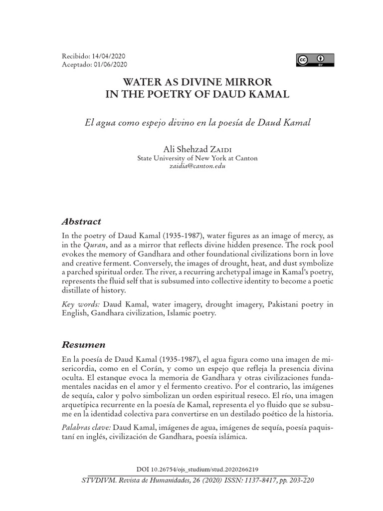Water Imagery in Poetry | PDF