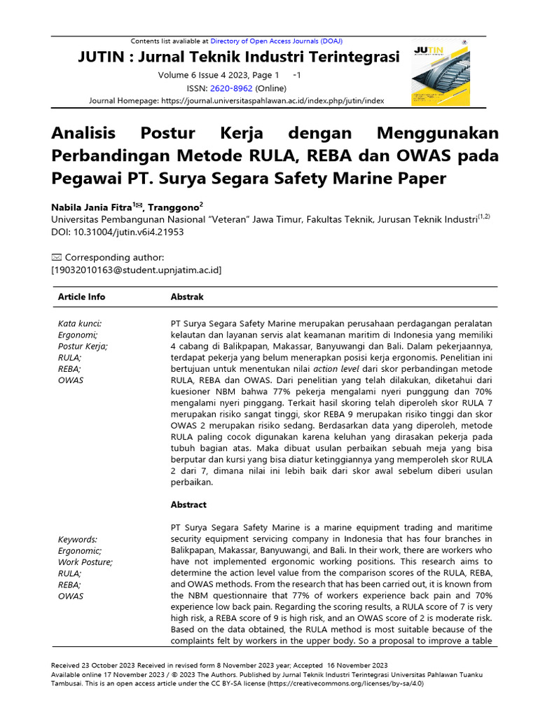 Analisis_Postur_Kerja_dengan_Menggunakan_Perbandin | PDF