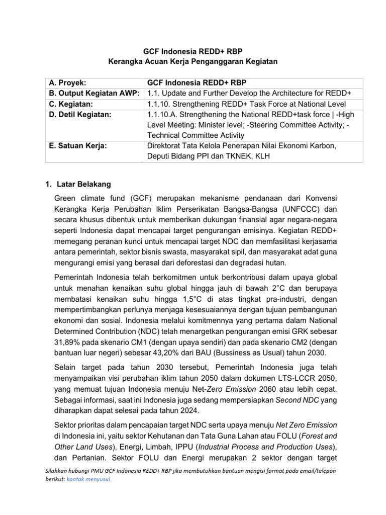1 1 10 A TOR Kegiatan Dit TKP NEK 26 Februari 2025 - CI | PDF