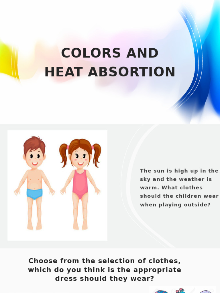 Colors and Heat Absortion | PDF