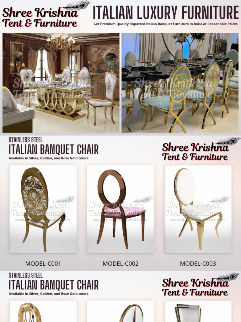 Italian Luxury Steel Furniture | PDF | Furniture | Architecture