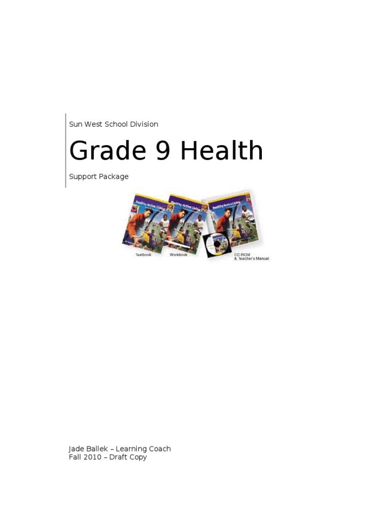 Health 9 Support Package | PDF | Reproductive Health | Health Promotion