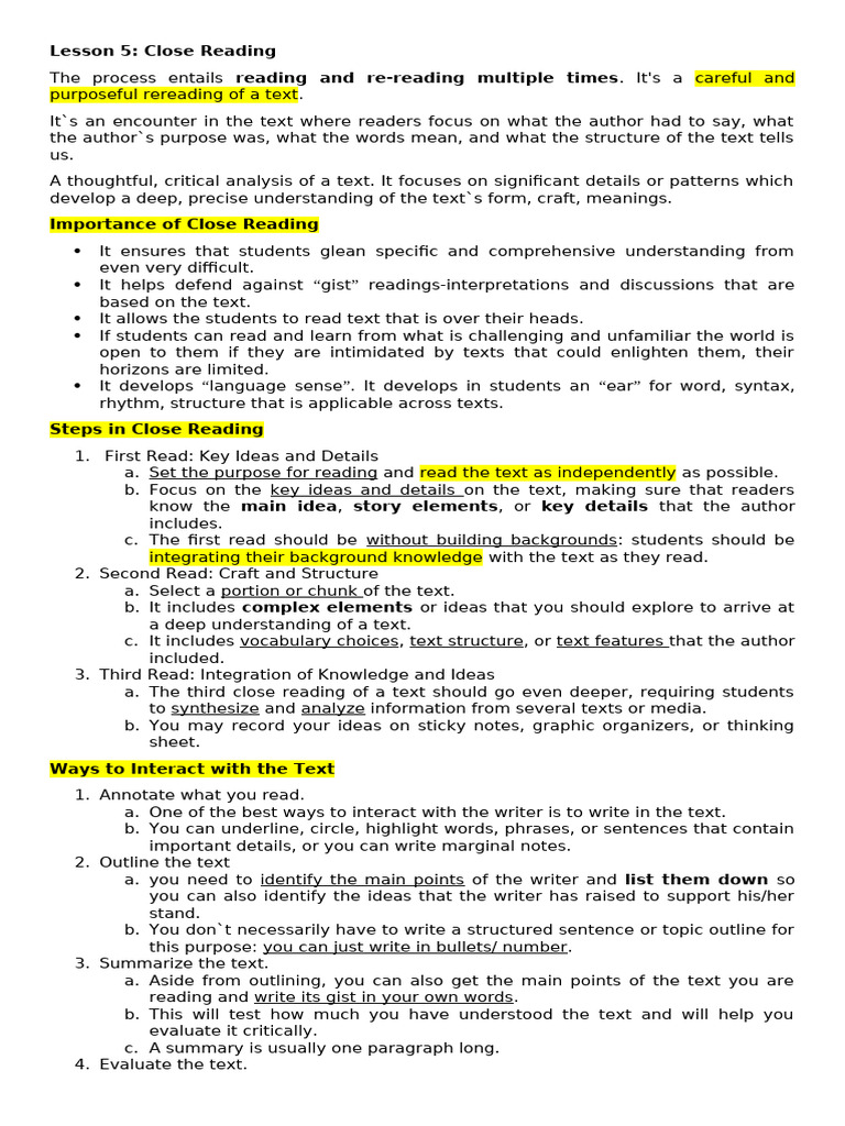 Mastering Close Reading Techniques | PDF | Poetry | Metre (Poetry)