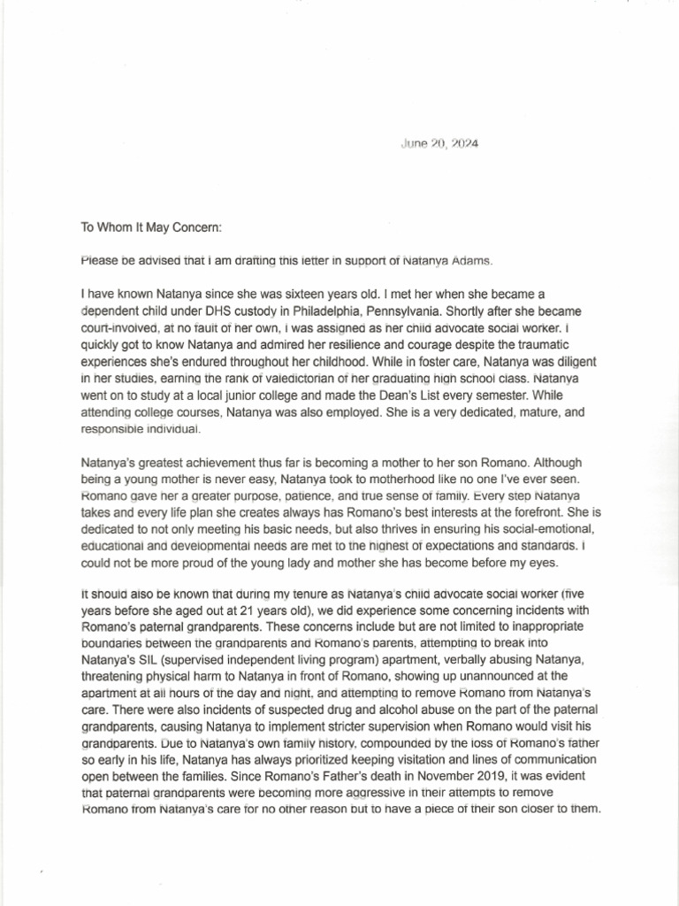 Advocate Letter | PDF