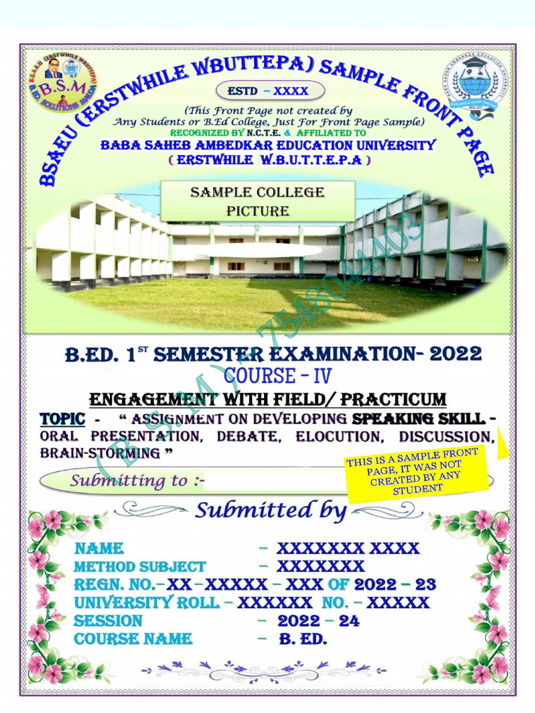 B.Ed Practicum Resources Guide | PDF