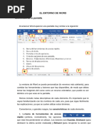 ELEMENTOS DE LA PANTALLA INICIAL DE MICROSOFTWORD (Luis Andres Salinas Hernandez 6°C) | PDF