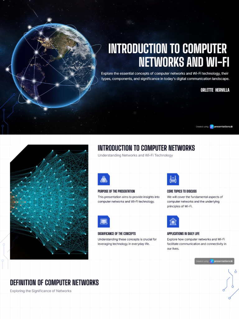 Introduction To Computer Networks and Wi Fi | PDF