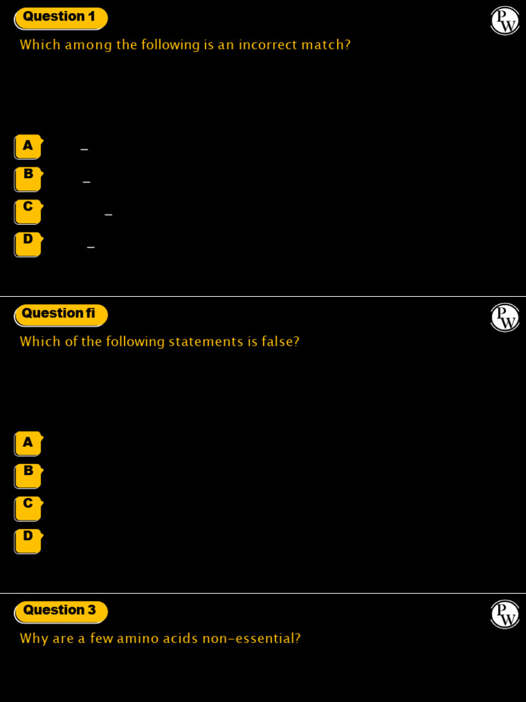 Biomolecules Practice Questions_1 | PDF | Enzyme | Glucose