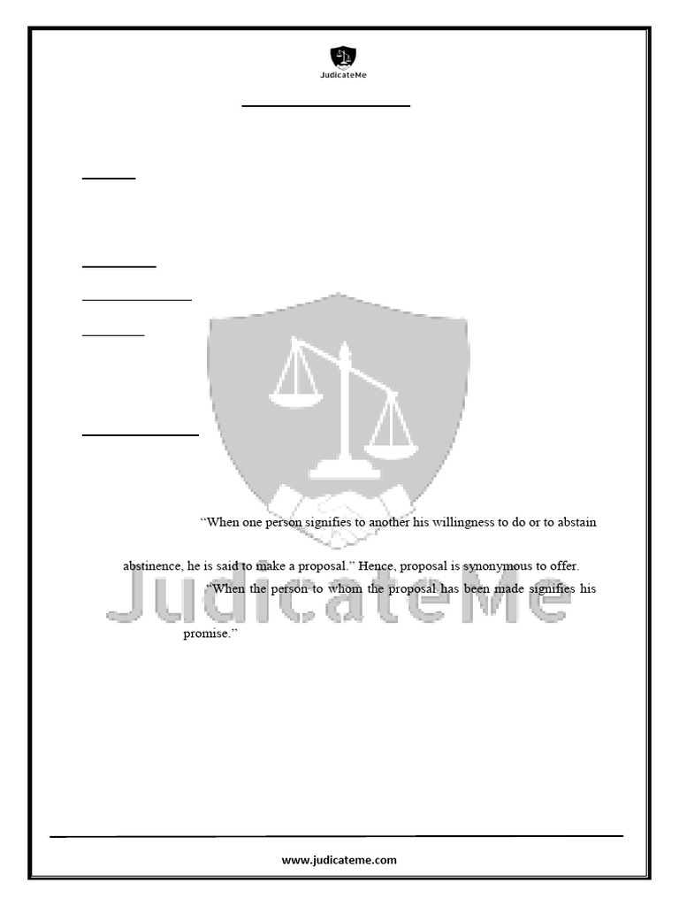 Harvey v. Facey | PDF | Offer And Acceptance | Common Law