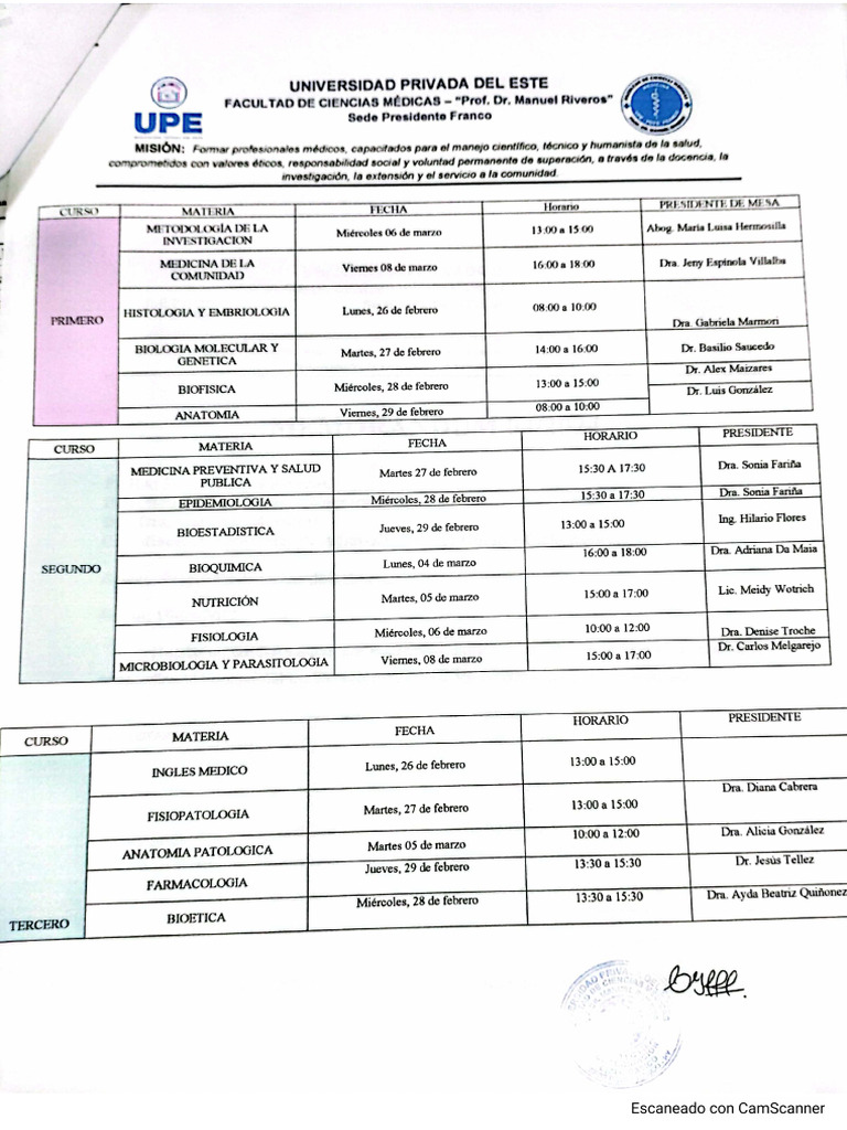 Fechas de Extraordinario 2024 | PDF