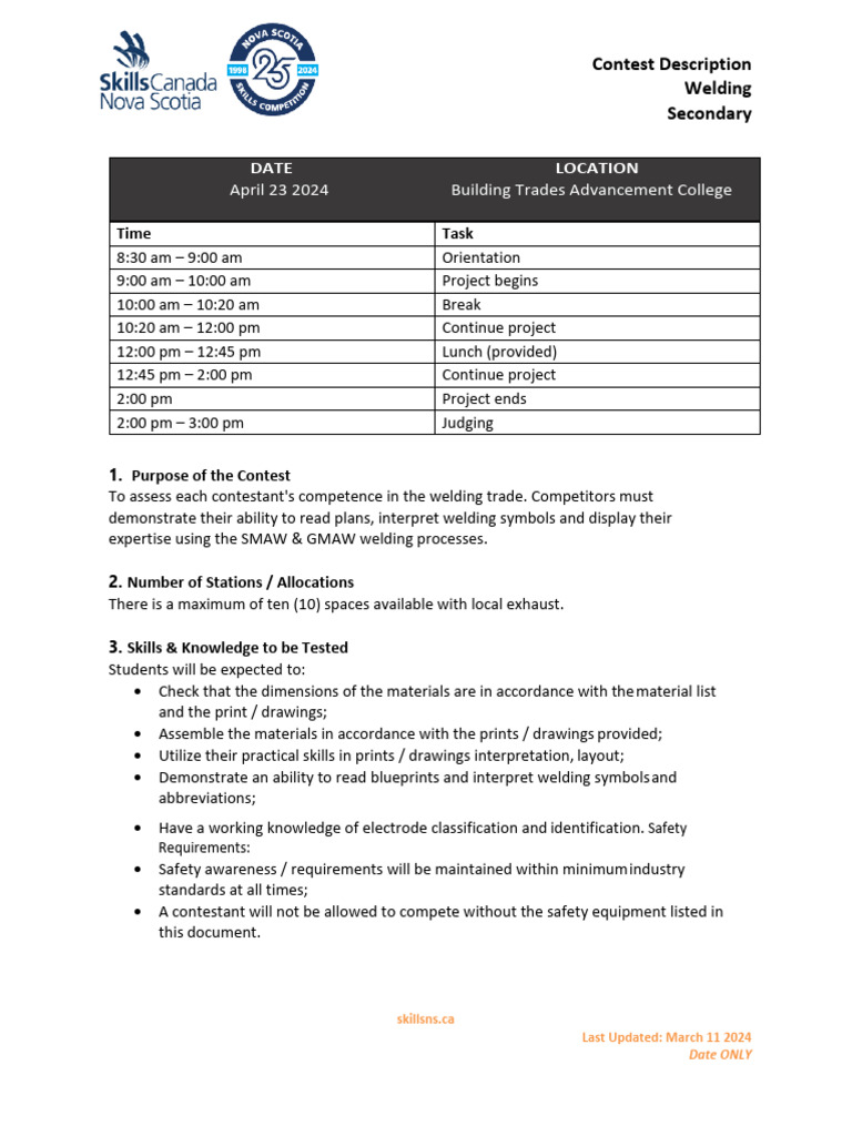 Welding Contest | PDF | Welding | Construction