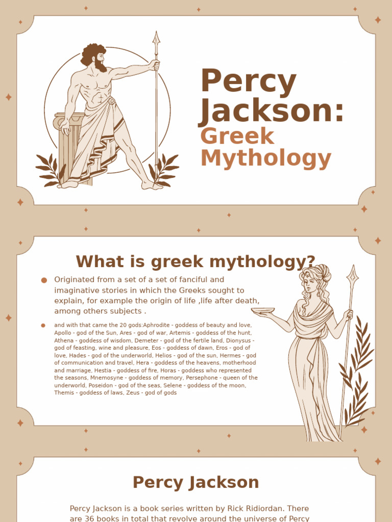 Percy Jackson and Greek Mythology Guide | PDF