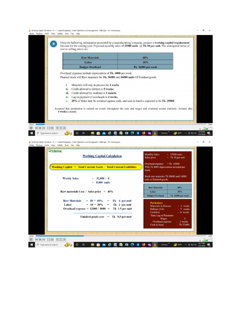 Working Capital P2 | PDF