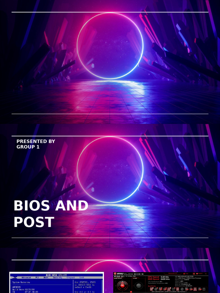 Powerpoint Presentation Group 1 | PDF | Bios | Operating System Technology