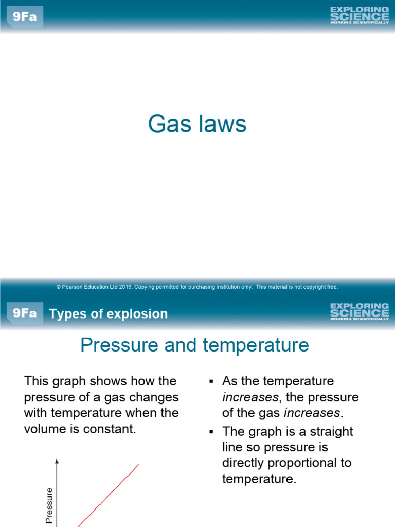 Gas Laws | PDF | Gases | Temperature