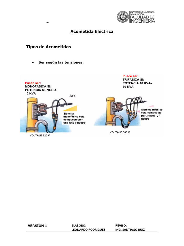 Acometida Electrica | PDF | Cobre | Ingenieria Eléctrica