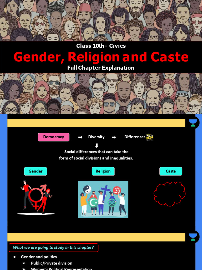 Gender, Religion and Caste | PDF | Woman | Voting