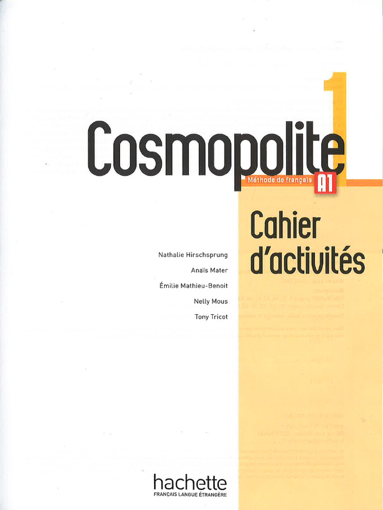 Cosmopolite 1 | PDF