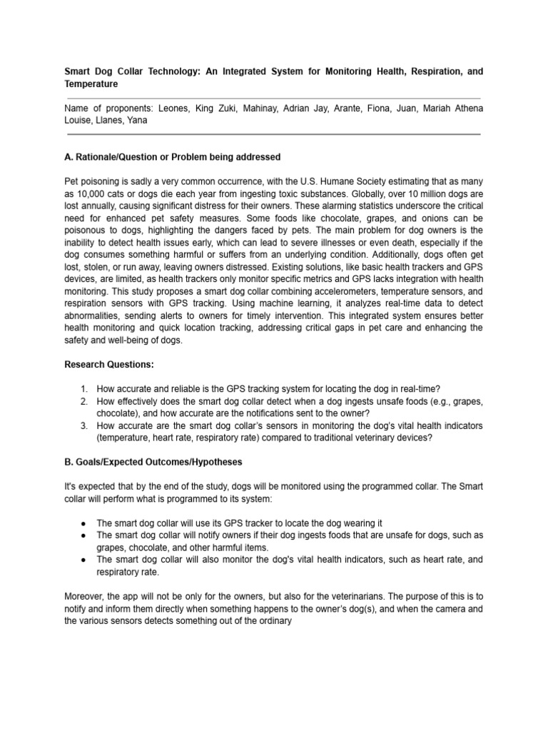Research Paper Study 2 Dog Collar | PDF | Sensor | Quantitative Research