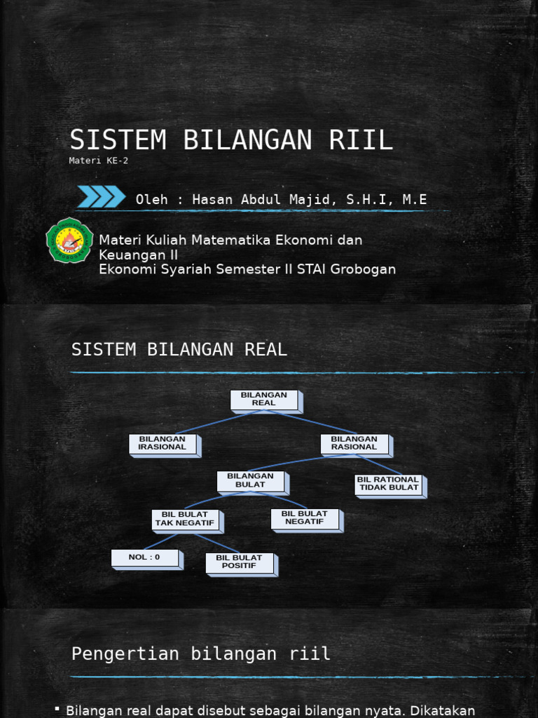 Sistem Bilangan Riil | PDF