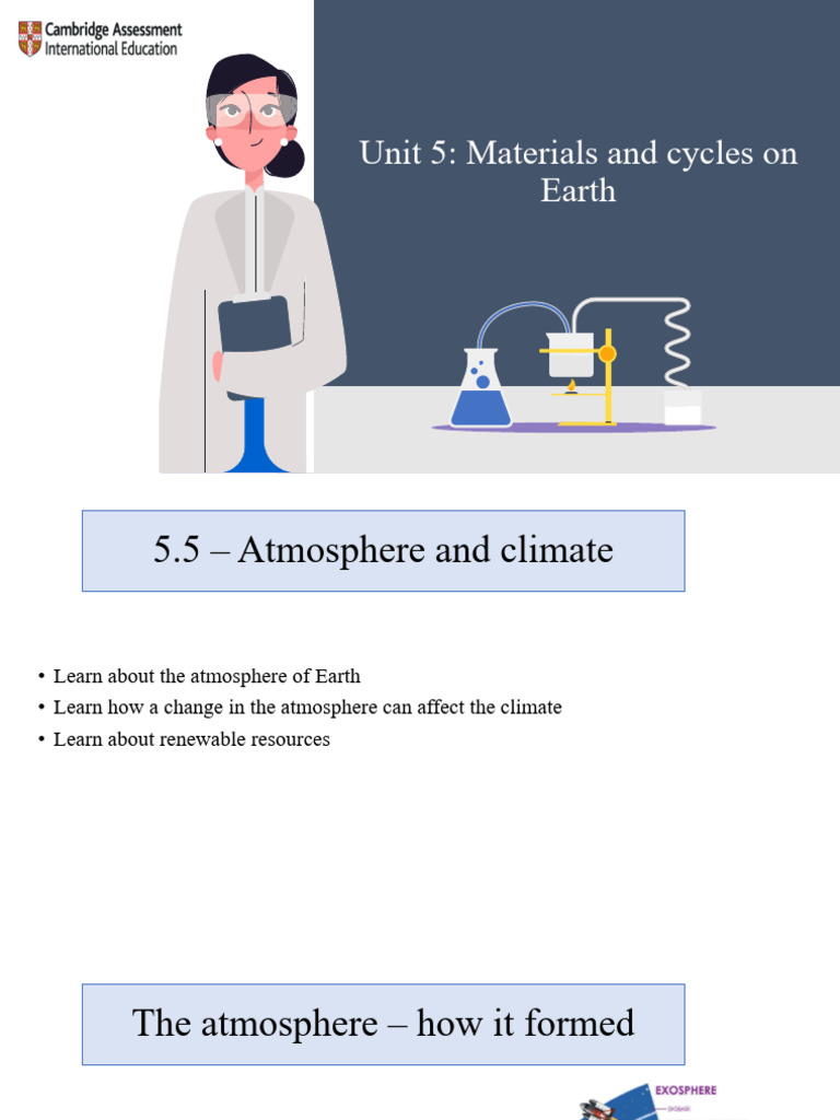 5.5 - Atmosphere and Climate | PDF | Atmosphere Of Earth | Atmosphere