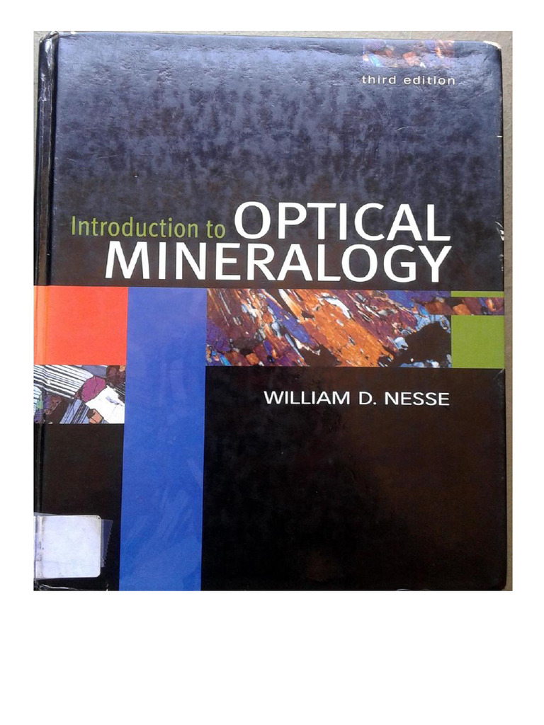 Nesse Introduction To Optical Mineralogy 3th Editionpdf | PDF
