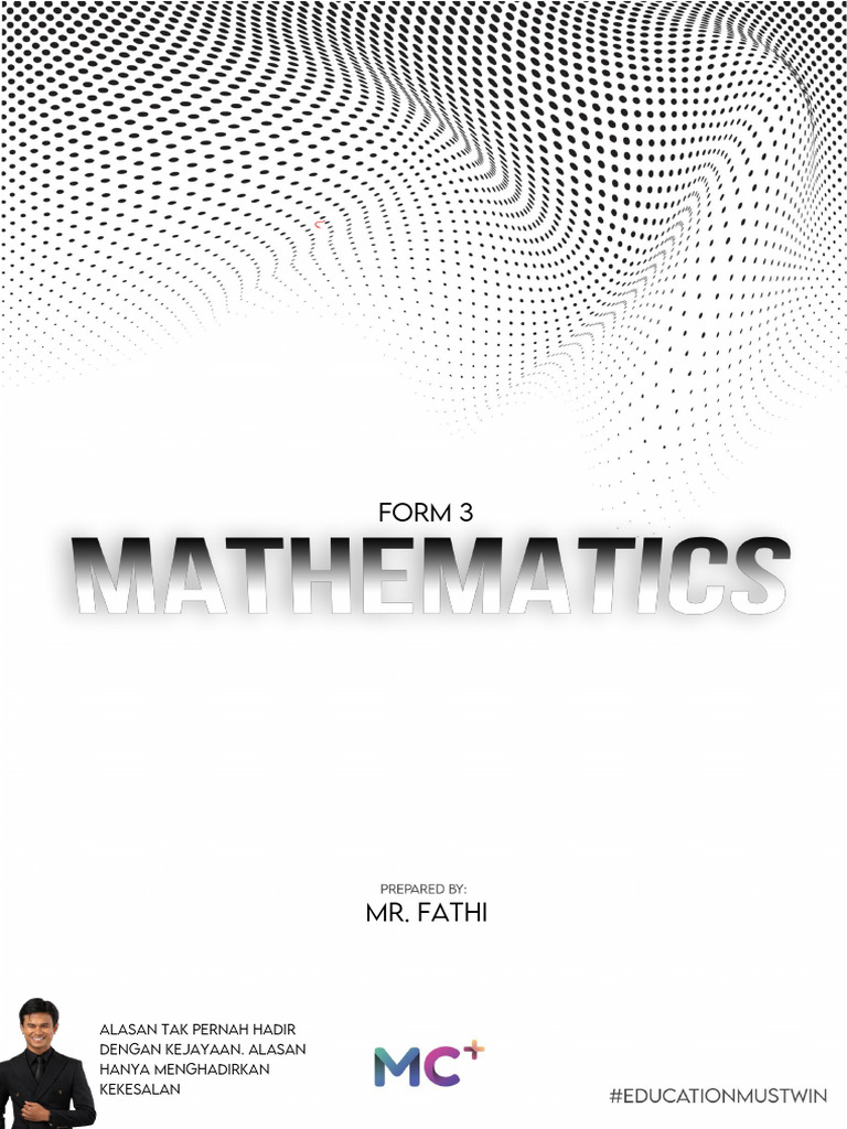 Form 3 Maths MR Fathi 09.01.2025 2 | PDF