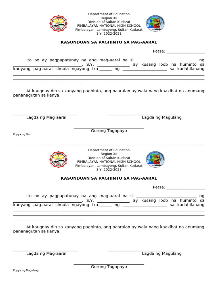 Kasunduan Sa Pagmamarka | PDF