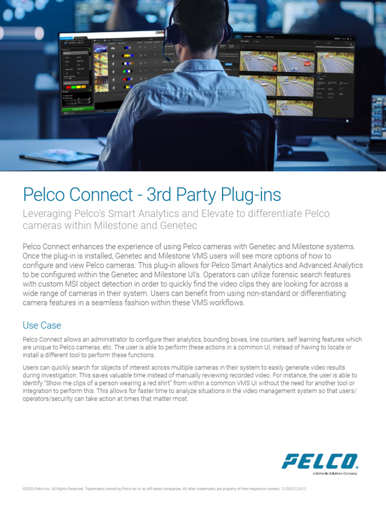 Pelco Connect Flyer v2 | PDF