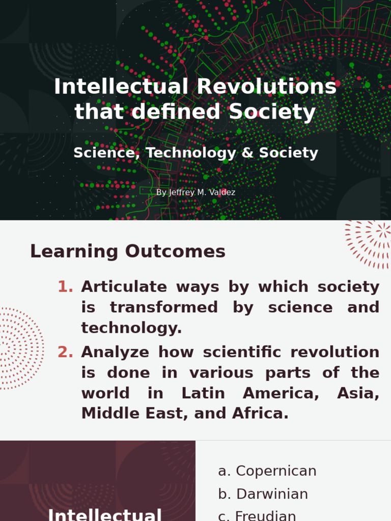 Week3 - Intellectual Revolutions That Defined Society | PDF | Heredity ...