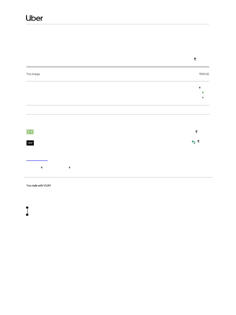 Uber Bill-22-01-25 | PDF