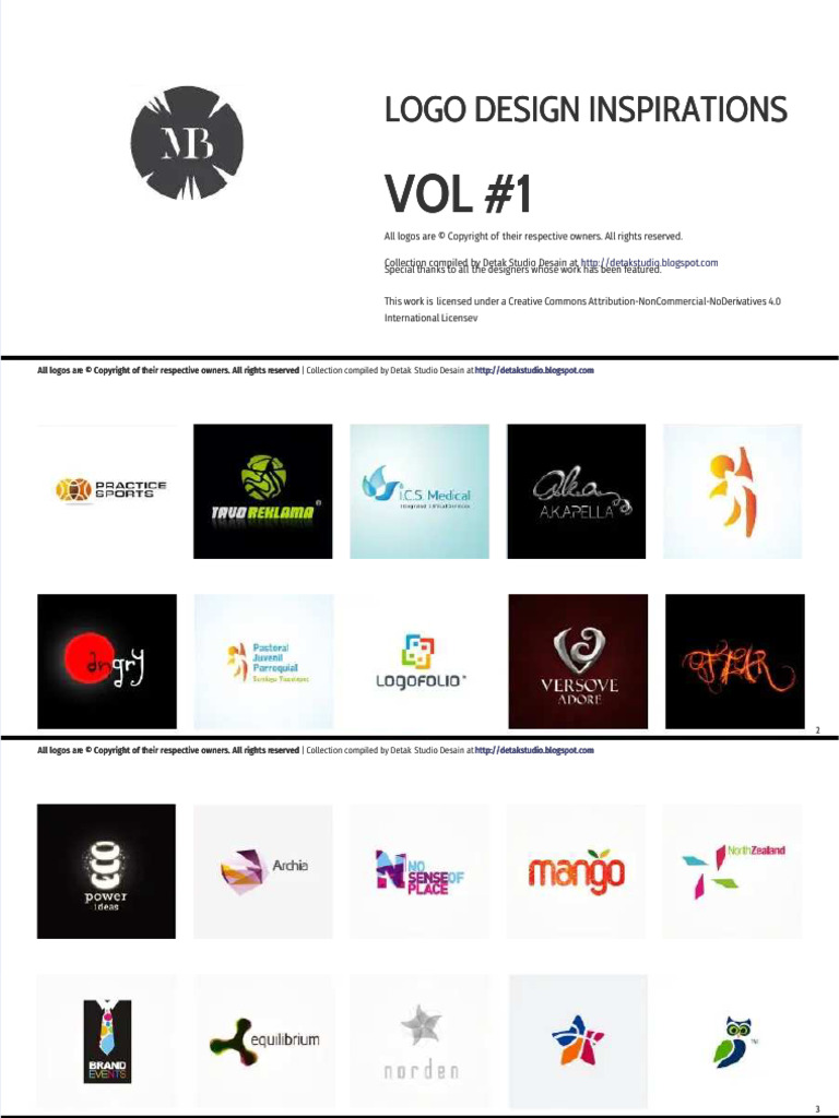 Logo Design Inspirations Collection | PDF | All Rights Reserved ...
