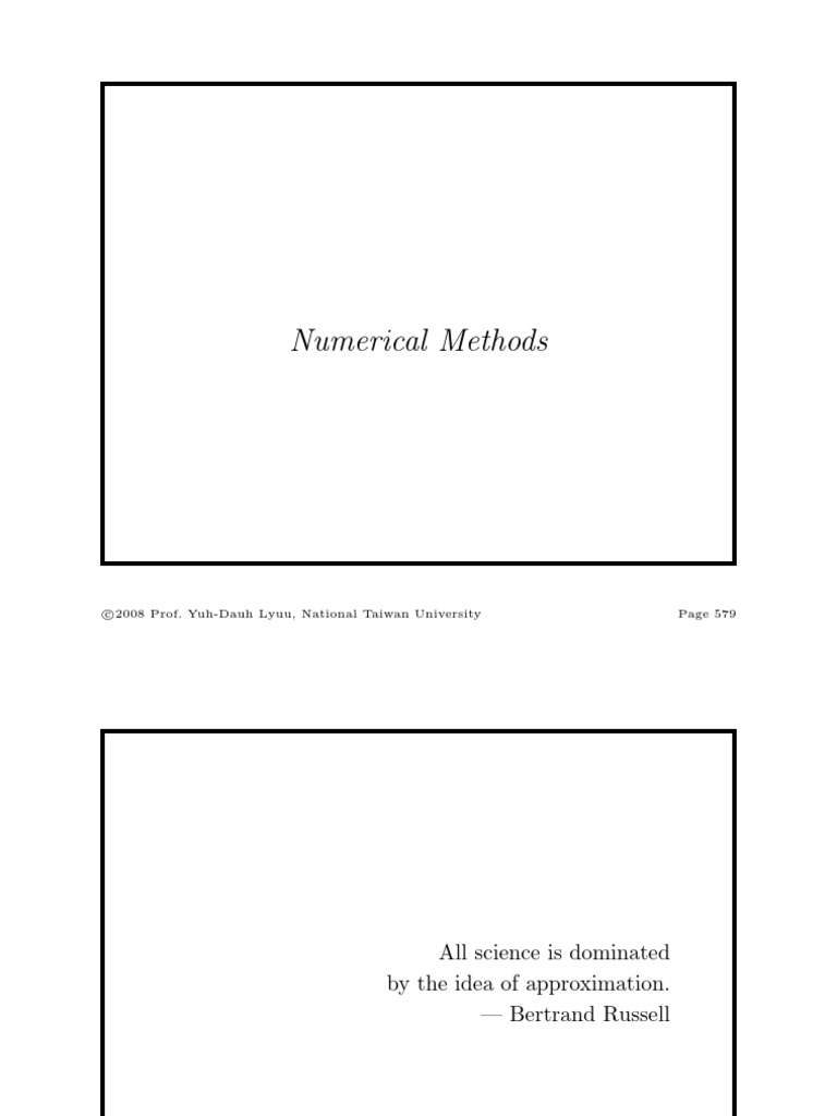 Numerical Methods | PDF | Mathematical Analysis | Applied Mathematics Numerical Methods | PDF | Mathematical Analysis | Applied Mathematics