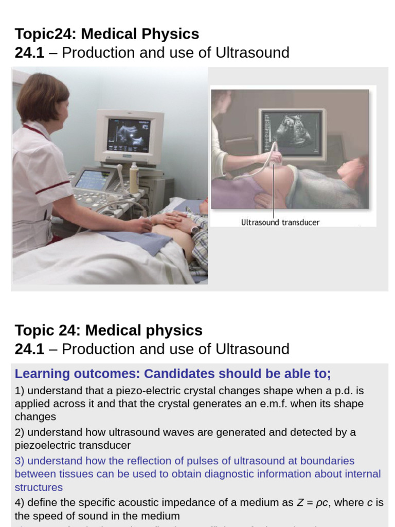 Ultrasound Production and Applications | PDF | Ultrasound ...