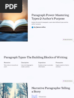 Types of Paragraphs | PDF