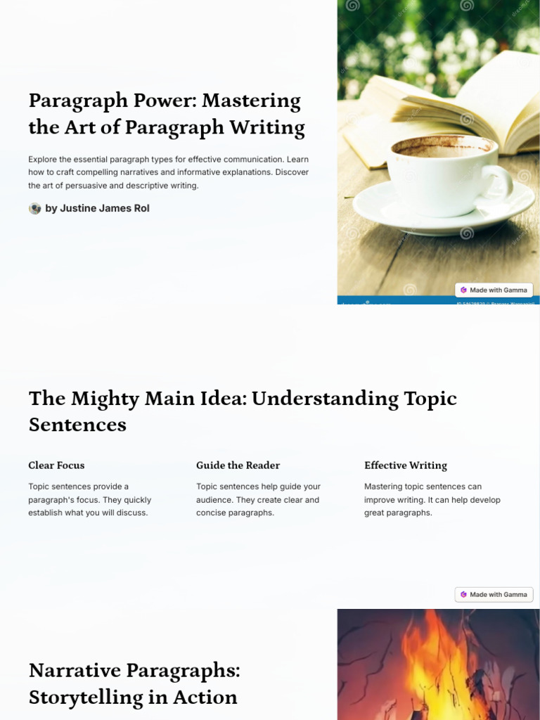 Paragraph Power Mastering The Art of Paragraph Writing | PDF