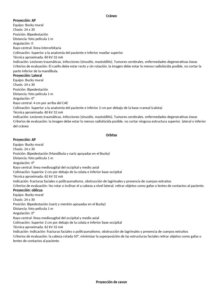 Protocolos Definitivo de RX CONVENCIONAL | PDF | Hombro | Rodilla