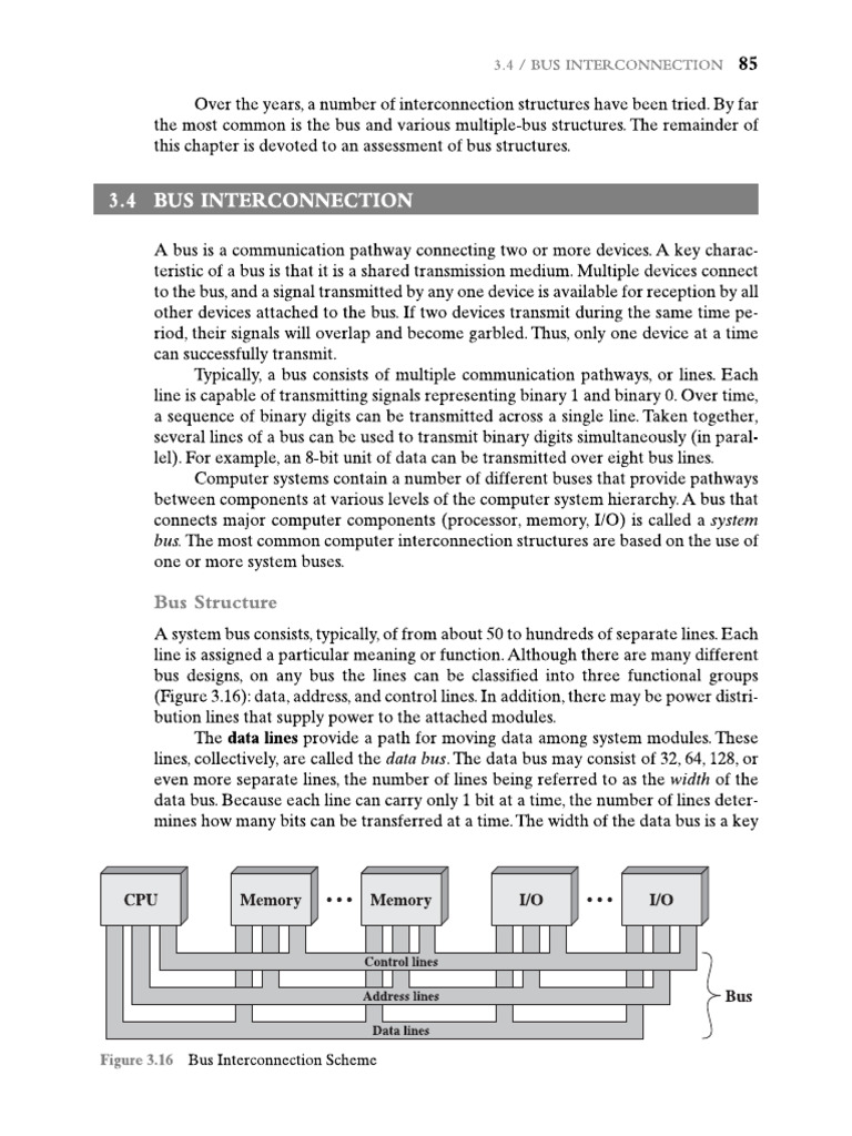 UNIT 2.5 bus interconnection | PDF