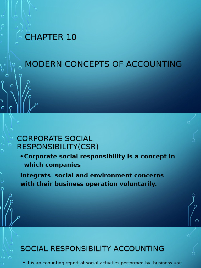 Corporate Social Responsibility Accounting | PDF