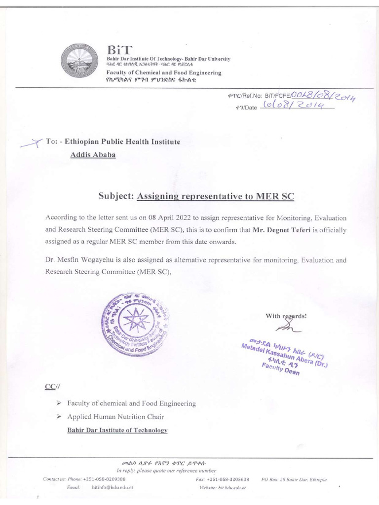 Letter_MER SC Delegate | PDF