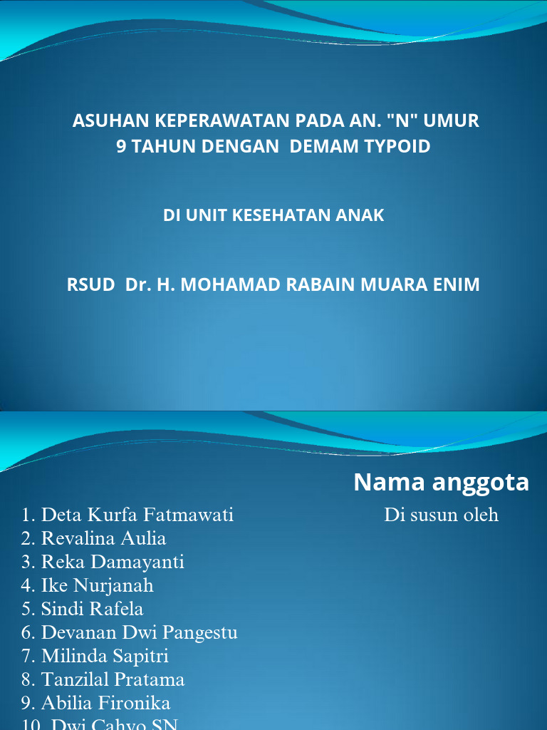 Ilide - Info-Askep-Typoid-Pr .PPTX 20250221 101457 0000 | PDF