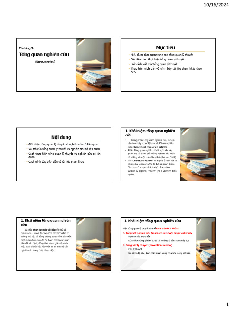 Chương 3, T NG Quan Nghiên C U | PDF