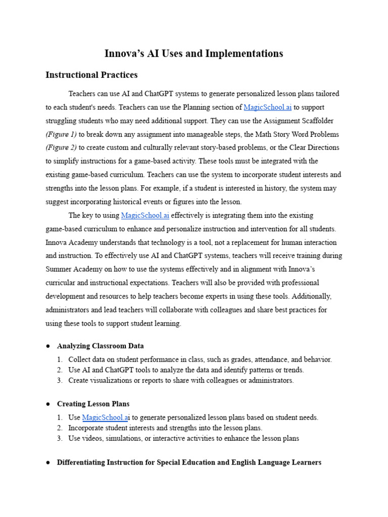 AI and ChatGPT Integration | PDF | Lesson Plan | Artificial Intelligence