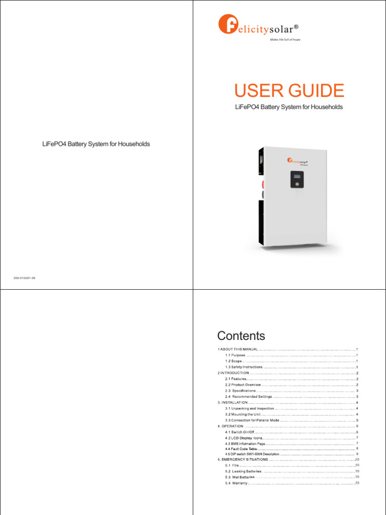 LPBF48100 MManual2024 9 24 | PDF | Power Inverter | Series And Parallel ...