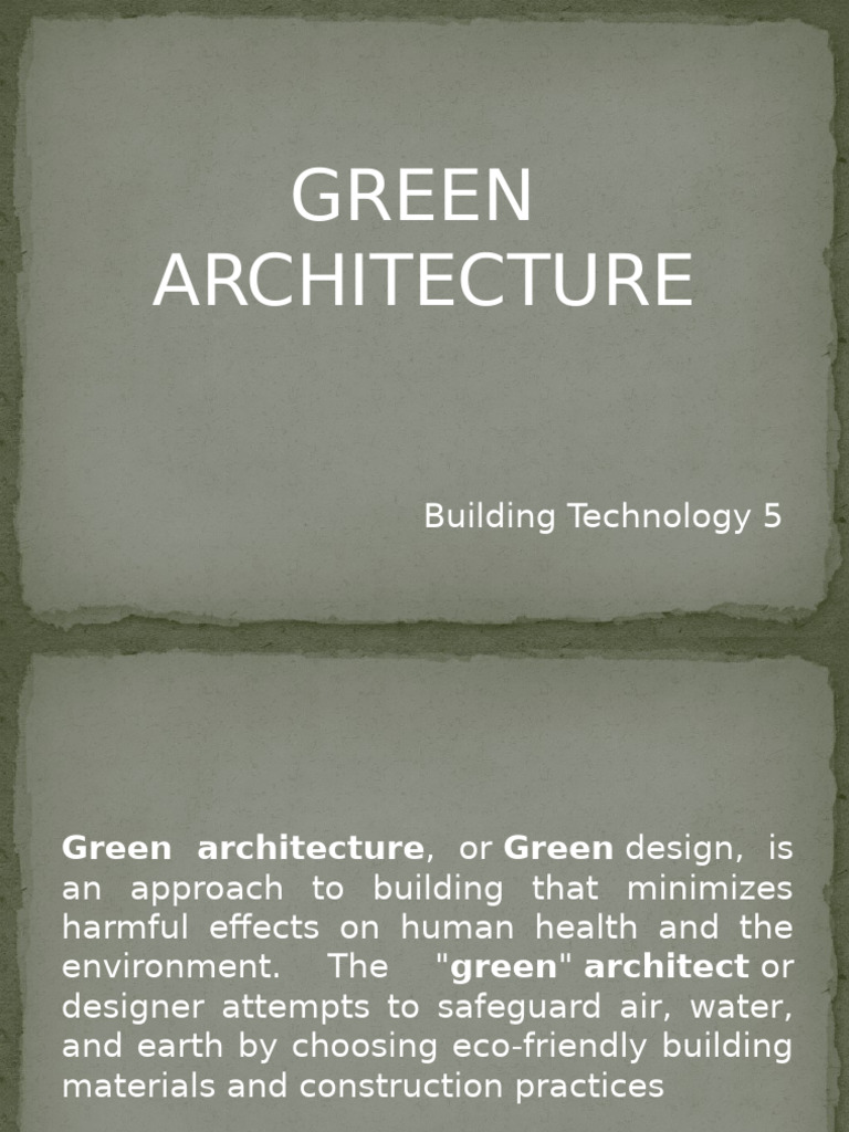 Green Architecture ARIES | PDF | Sustainable Architecture | Green Building