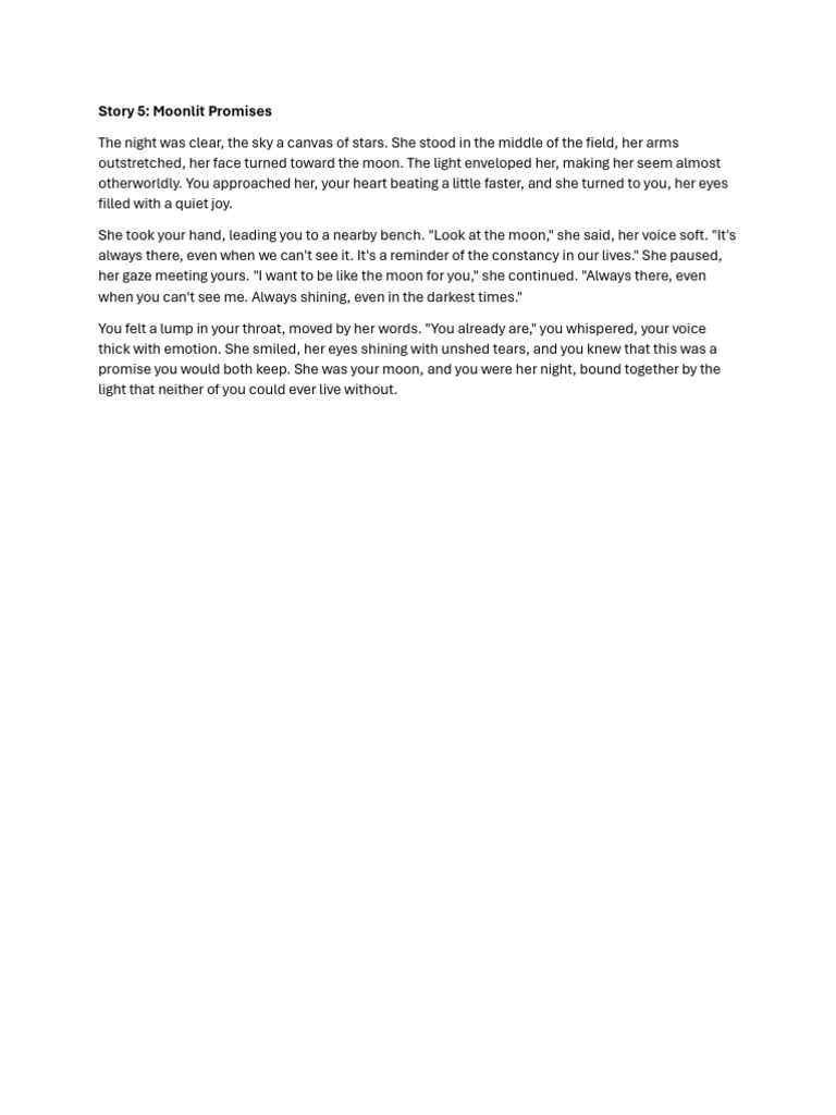 Moonlit Promises | PDF